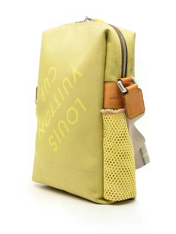 LOUIS VUITTON 2002-2003 Damier Geant Weatherly America's Cup Crossbody Bag - Green