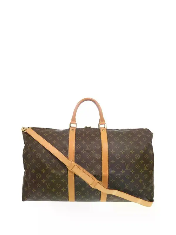 LOUIS VUITTON 2001 Monogram Keepall Bandouliere 55 - Brown