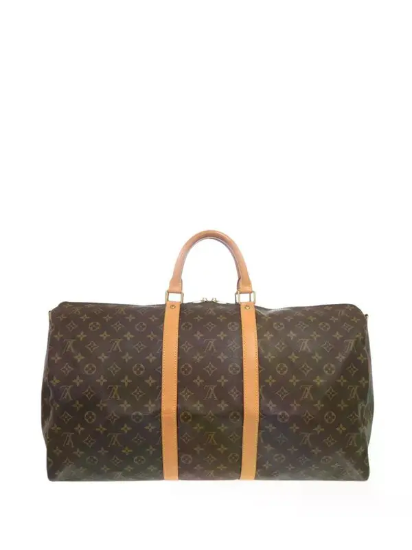 LOUIS VUITTON 2001 Monogram Keepall Bandouliere 55 - Brown