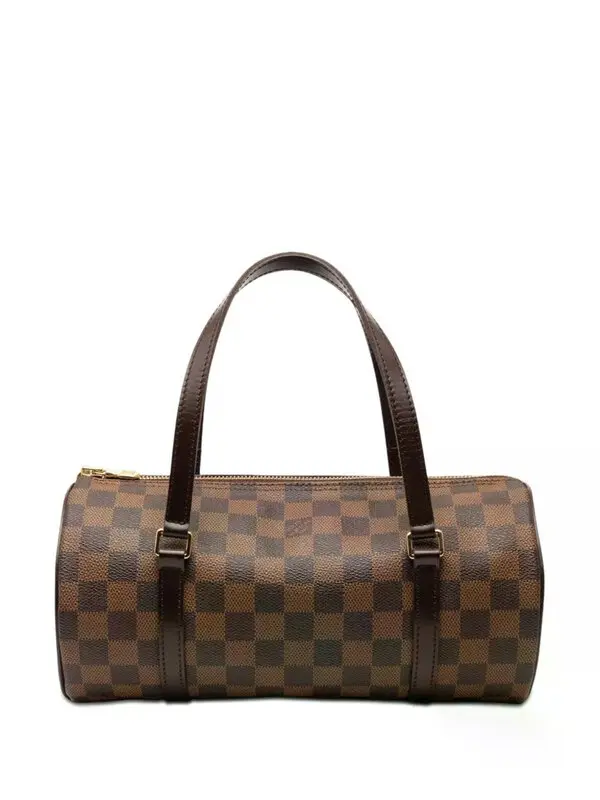 LOUIS VUITTON 2006 Damier Ebene Papillon 26 Handbag - Brown