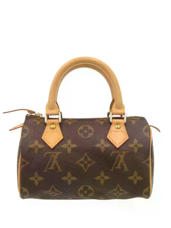 LOUIS VUITTON 1998 Monogram Mini Speedy Hl Satchel - Brown