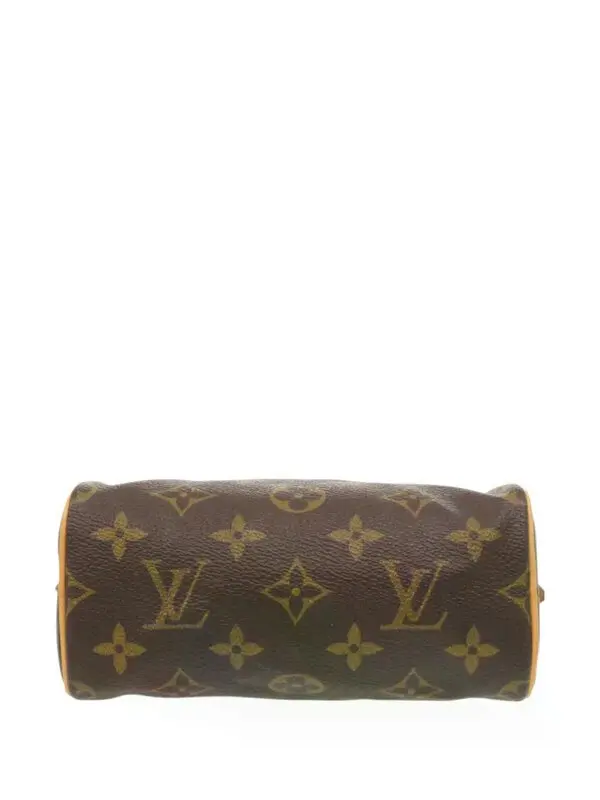 LOUIS VUITTON 1998 Monogram Mini Speedy Hl Satchel - Brown