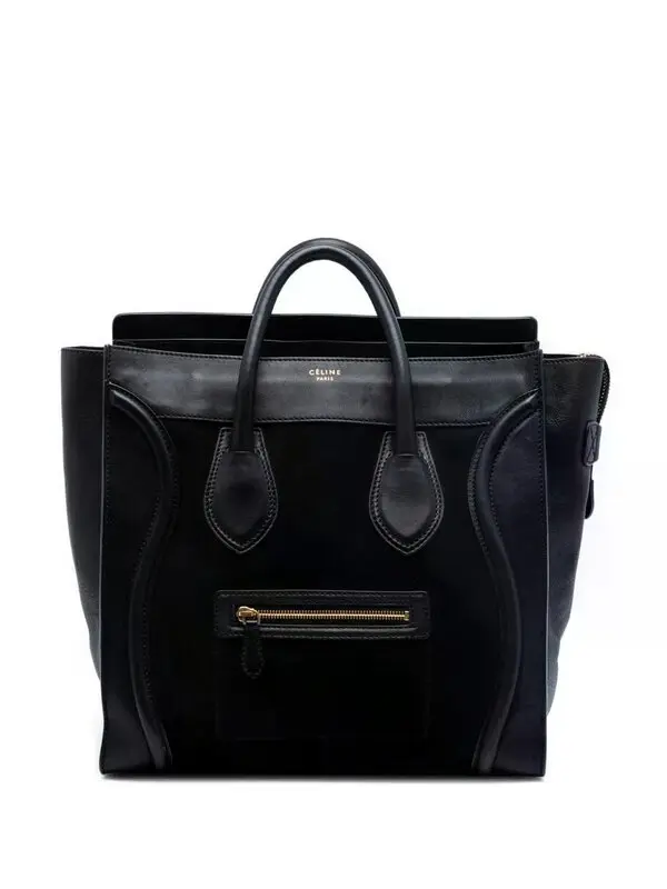 Celine 2009 Mini Luggage Tote Bag - Black