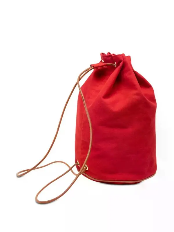 Hermès 20th Century Toile Polochon Mimile Backpack