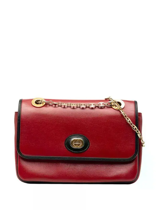 Gucci Leather Marina Chain Shoulder Bag