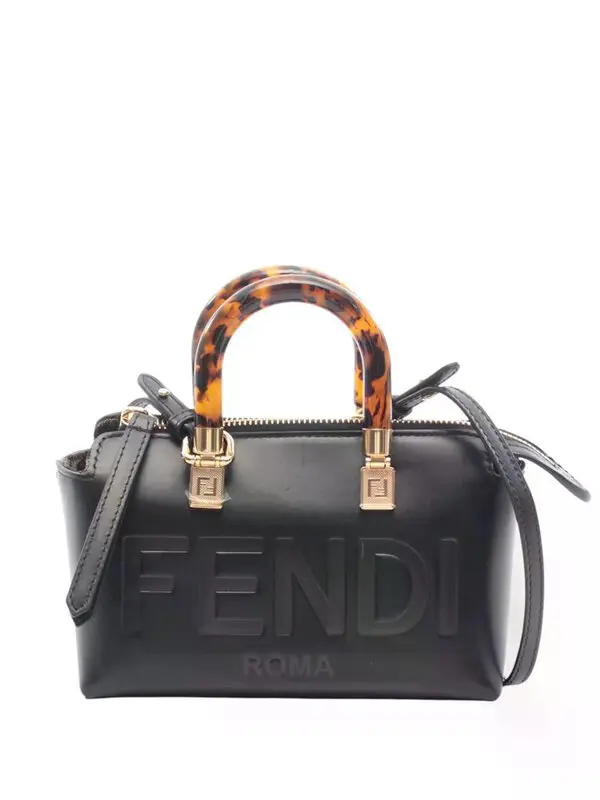 Fendi Mini Leather The Way Roma Satchel - Black