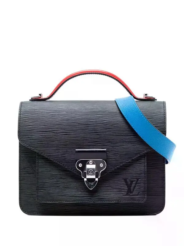 LOUIS VUITTON Epi Neo Monceau Satchel - Black