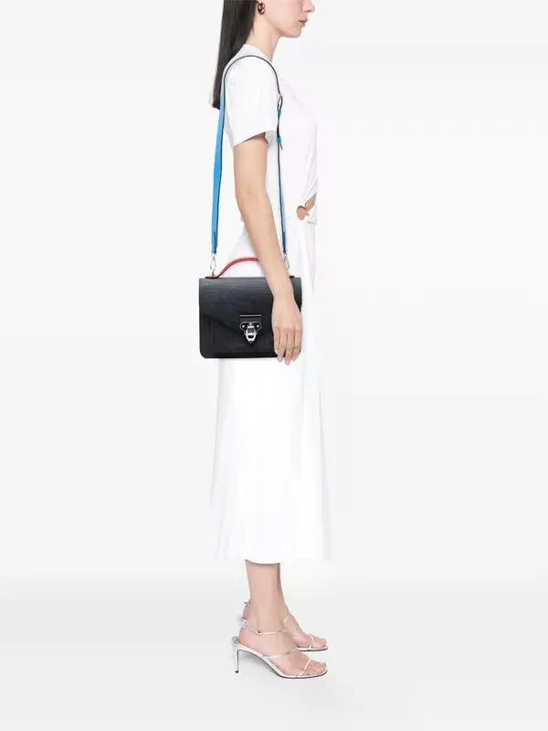 LOUIS VUITTON Epi Neo Monceau Satchel - Black