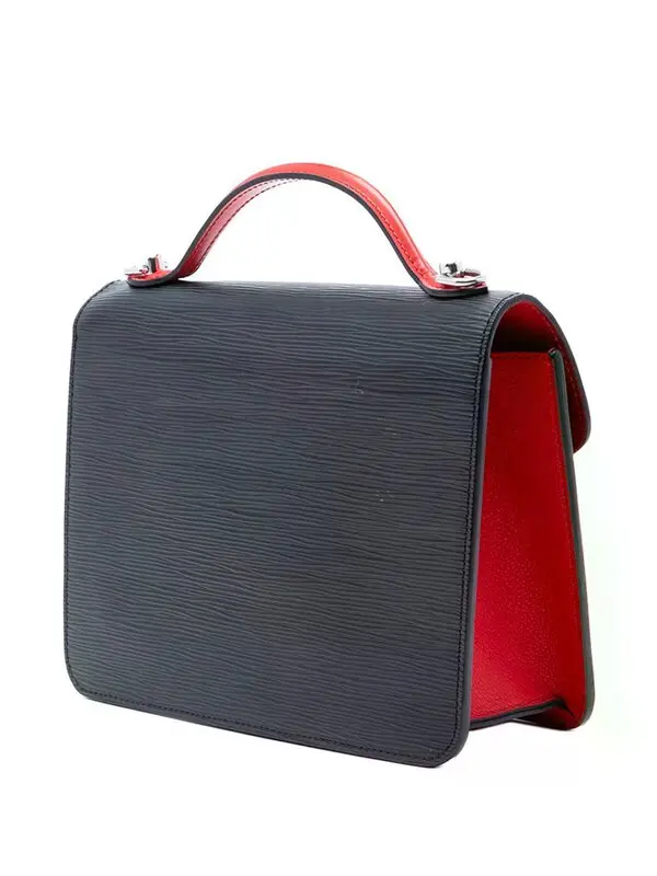 LOUIS VUITTON Epi Neo Monceau Satchel - Black