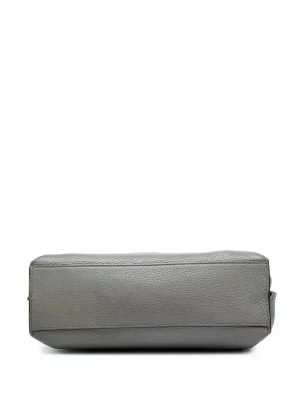 Gucci Small Leather Bamboo Daily Satchel - Grey
