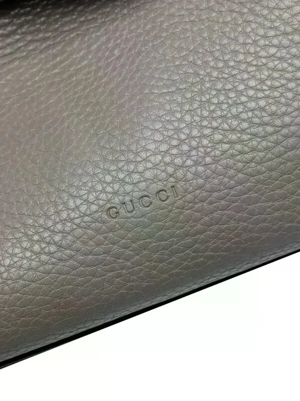 Gucci Small Leather Bamboo Daily Satchel - Grey