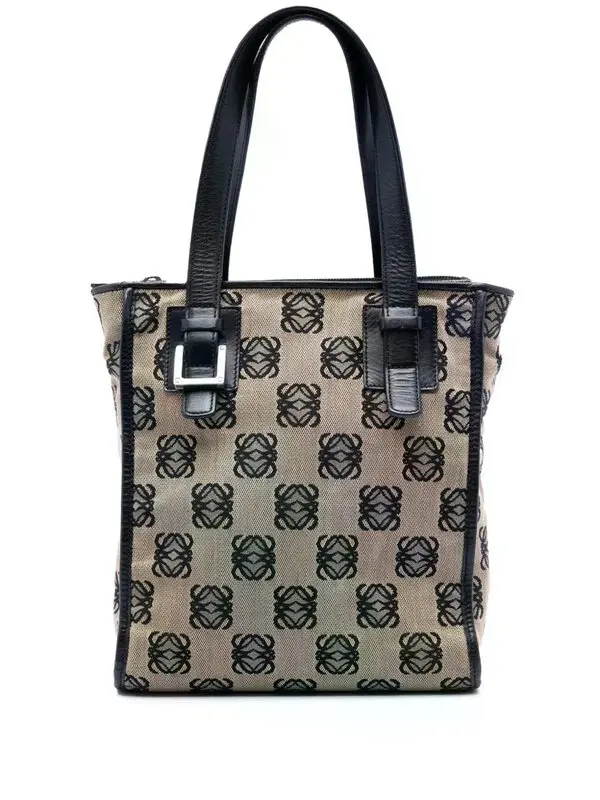Loewe 2003 Anagram Canvas Tote Bag