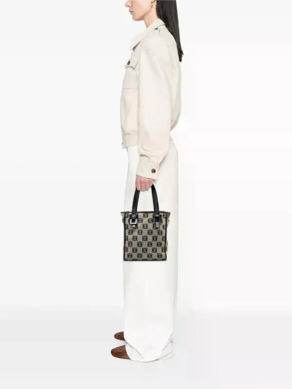 Loewe 2003 Anagram Canvas Tote Bag