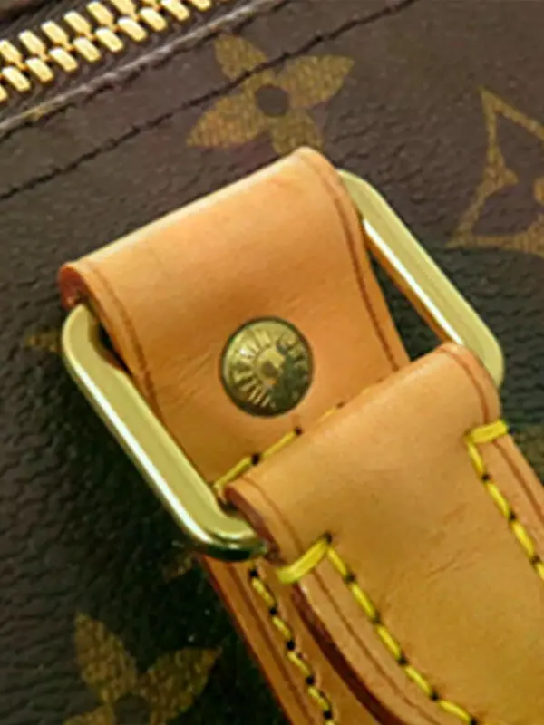 LOUIS VUITTON 1997 Monogram Keepall Bandouliere 60 Travel Bag - Brown