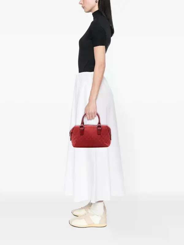 Gucci Gg Canvas Boston Bag