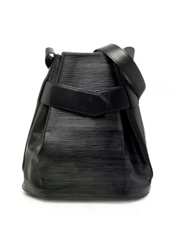 LOUIS VUITTON 1991 Epi Sac D Epaule Pm Bucket Bag - Black