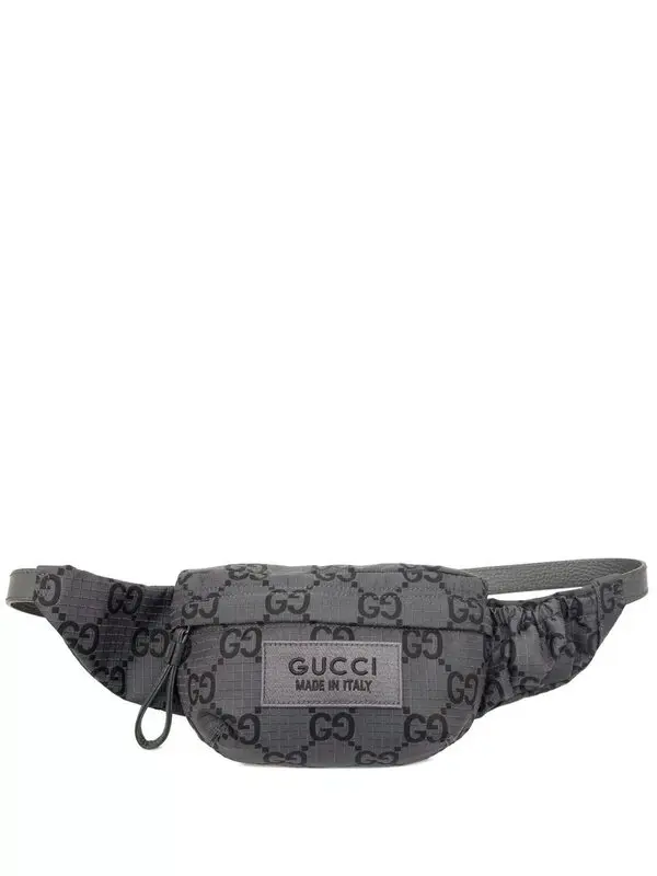 Gucci Gg Nylon Ripstop Belt Bag - Grey