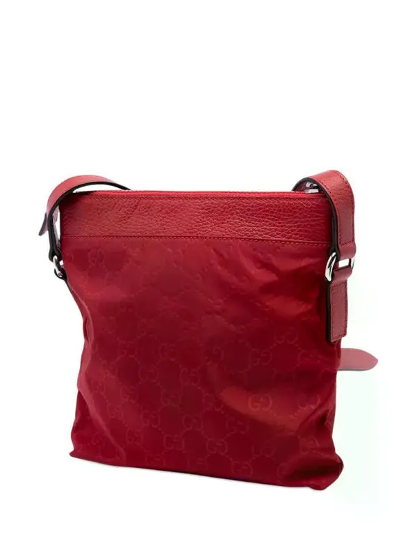 Gucci Gg Nylon Crossbody Bag - Red