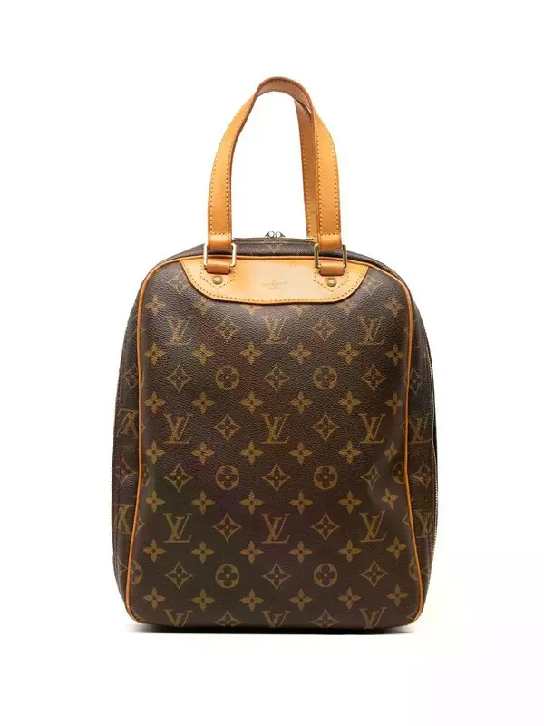 LOUIS VUITTON 2000 Monogram Excursion Handbag - Brown