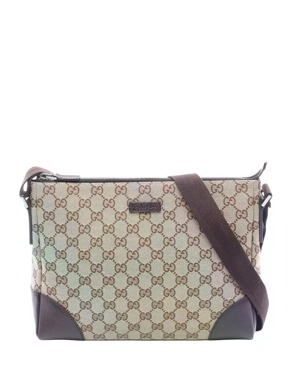 Gucci Gg Canvas Crossbody Bag - Neutrals