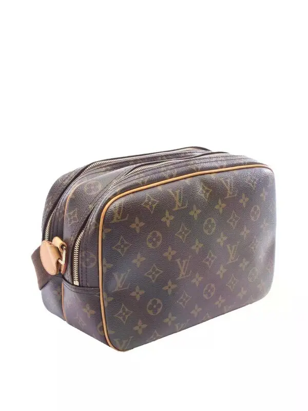 LOUIS VUITTON 2004 Monogram Reporter Pm Crossbody Bag - Brown