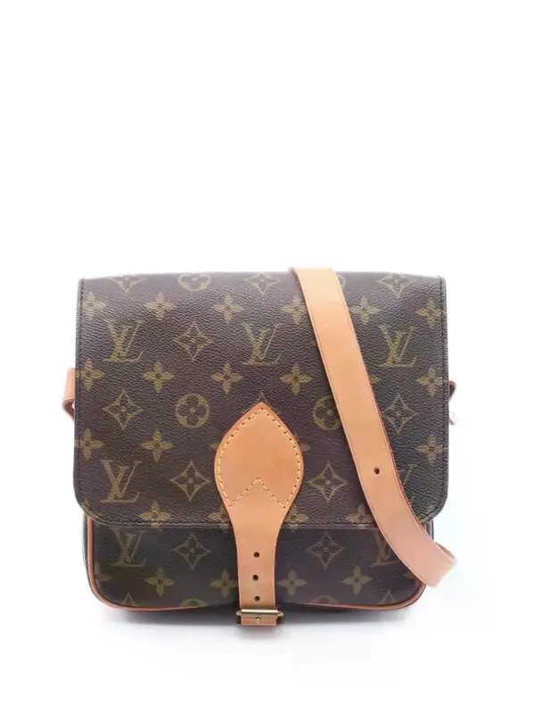 LOUIS VUITTON 1988 Monogram Cartouchiere Mm - Brown