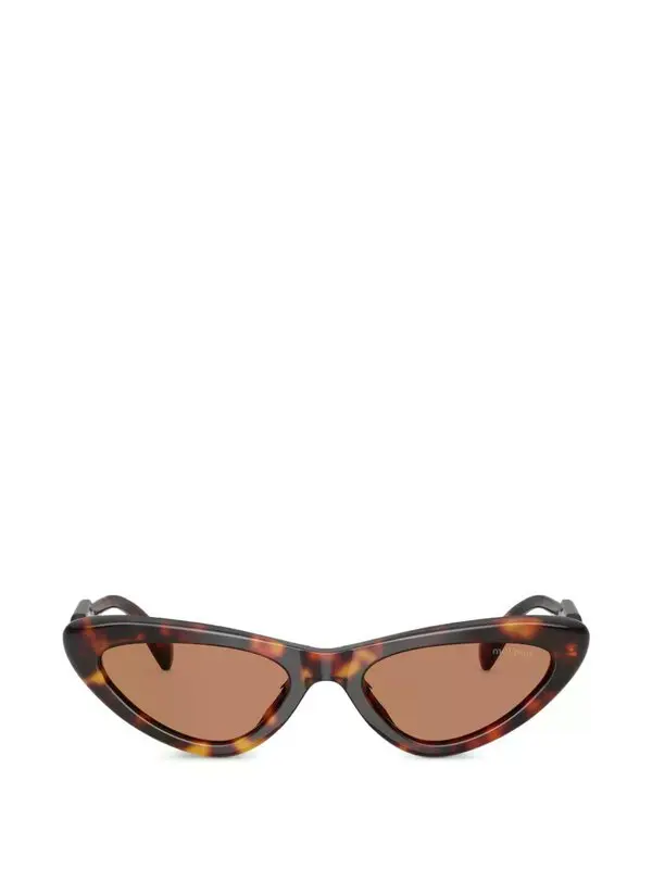 Miu Miu Cat-eye Frame Sunglasses - Brown
