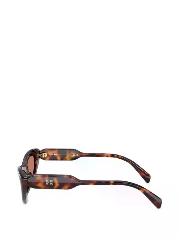 Miu Miu Cat-eye Frame Sunglasses - Brown