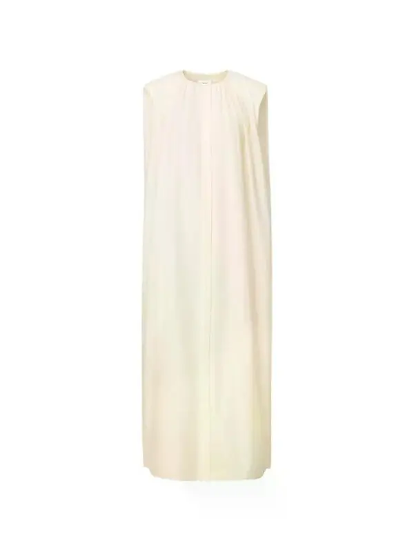 Loulou De Saison Button-fastening Midi Dress - Neutrals