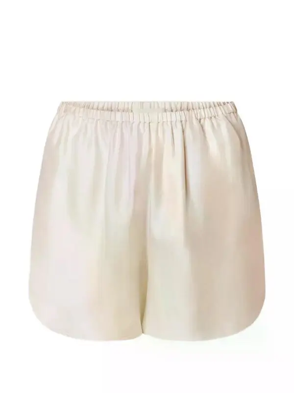 Loulou De Saison Elastic-waist Shorts - Neutrals
