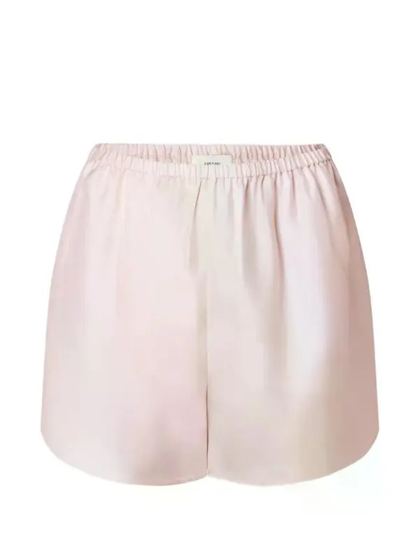 Loulou De Saison Elastic-waist Shorts - Pink