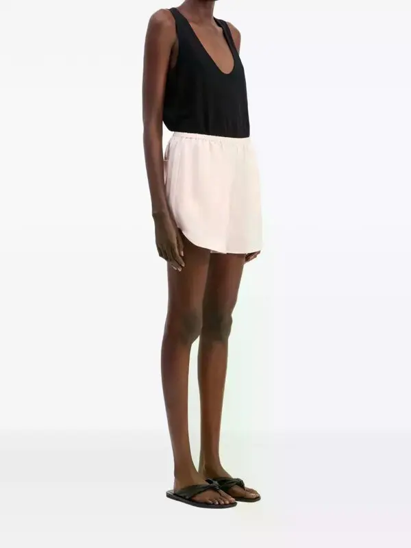Loulou De Saison Elastic-waist Shorts - Pink