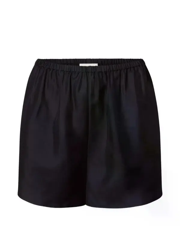 Loulou De Saison Elastic-waist Shorts - Black