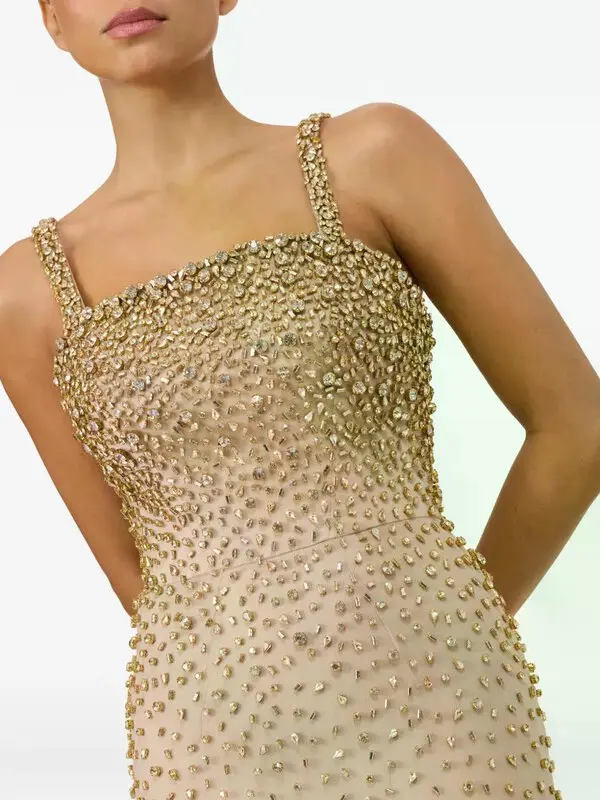 Jenny Packham Cherry Bead-embellished Gown - Neutrals