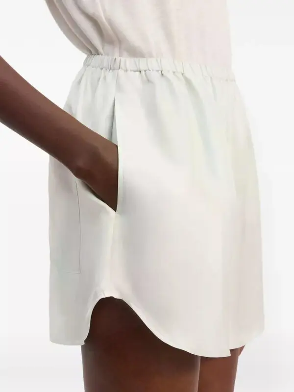 Loulou De Saison Elastic-waist Shorts - White