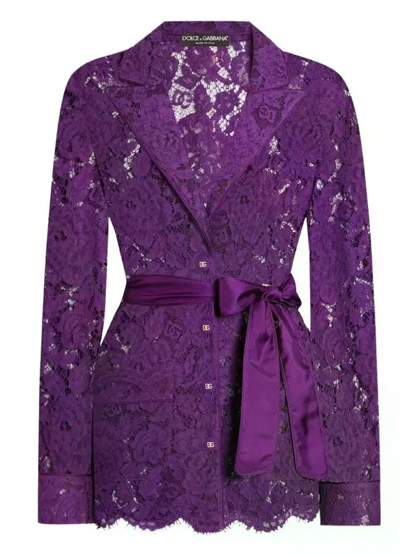 Dolce & Gabbana Dna Vanity Blazer - Purple