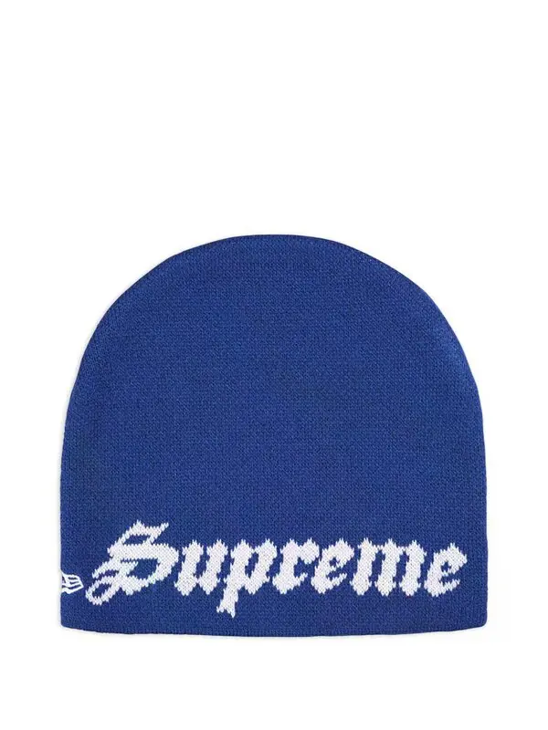 Supreme X New Era Ghostface Beanie - Blue