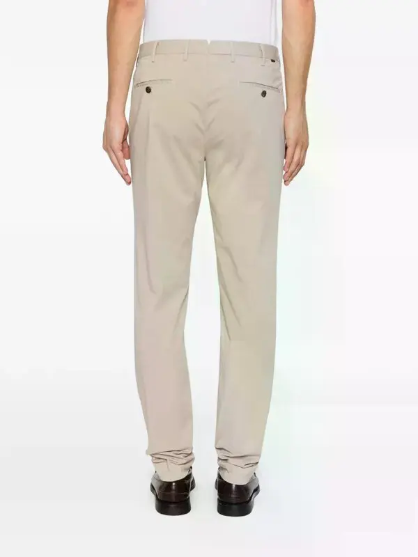 Incotex Pleat-detail Tapered Trousers - Neutrals