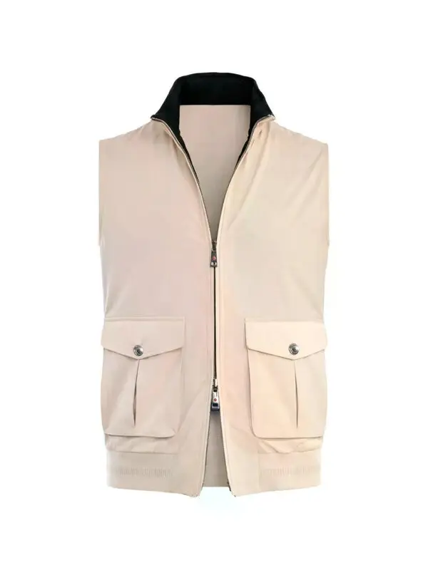 Kiton Kired Reversible Gilet - Neutrals