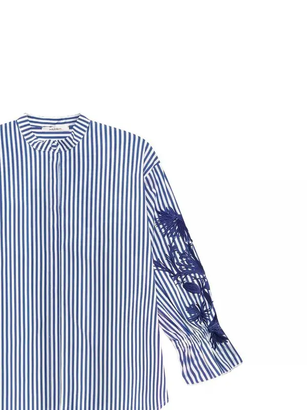 Malìparmi Striped Embroidered Shirt