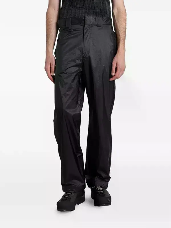 ROA Avy Logo-embroidered Ripstop Trousers - Black
