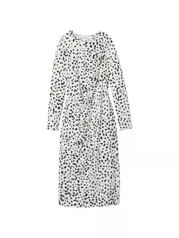 Calvin Klein Printed Midi Dress - White