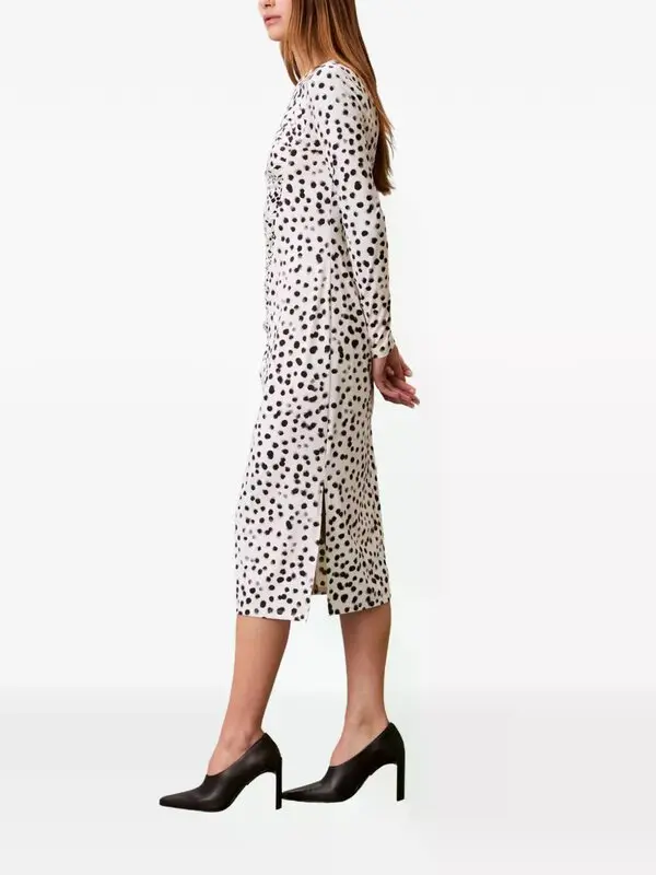 Calvin Klein Printed Midi Dress