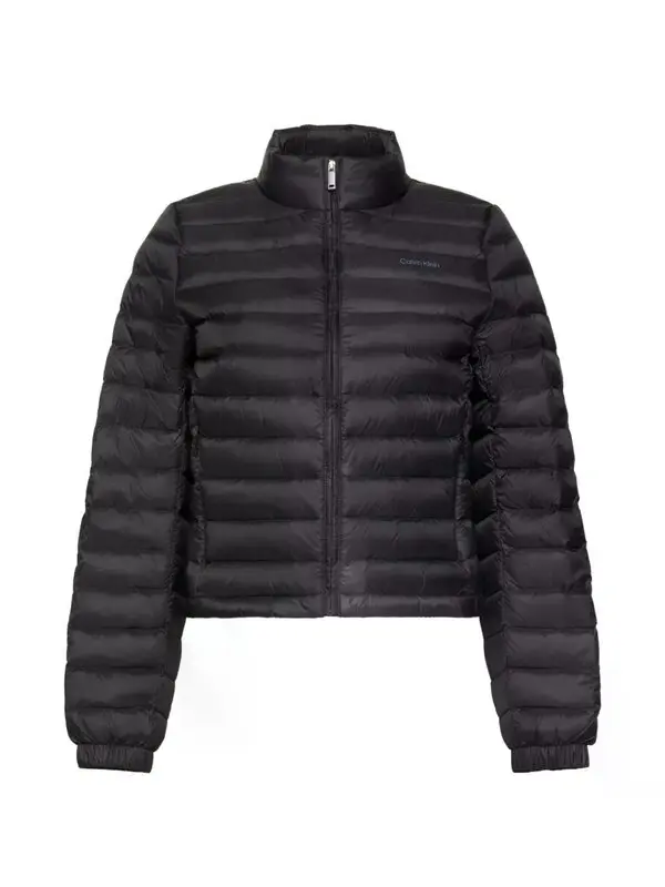 Calvin Klein Logo-print Puffer Jacket - Black