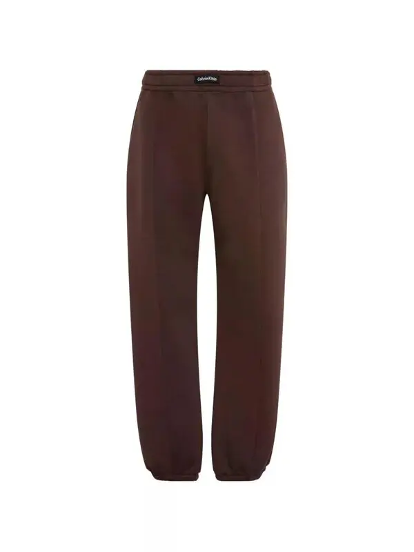Calvin Klein Logo-patch Relaxed-fit Track Pants - Brown