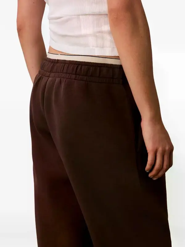Calvin Klein Logo-patch Relaxed-fit Track Pants - Brown