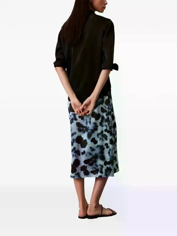 Calvin Klein Printed Midi Skirt