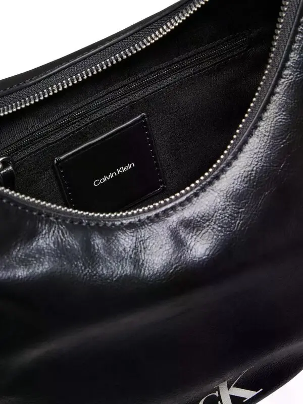 Calvin Klein Logo-detail Shoulder Bag - Black