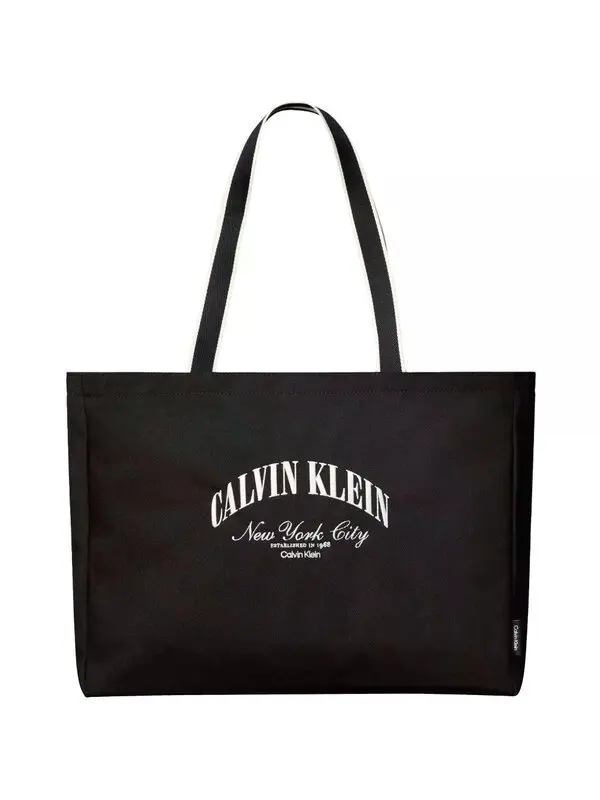 Calvin Klein Heritage Crest Tote Bag - Black