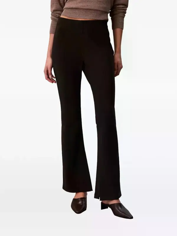 Calvin Klein Split-hem Trousers - Black